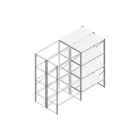 Aanbouwsectie Nedcon SF Legbordstelling 2200x1270x1200mm hxbxd 4 ...