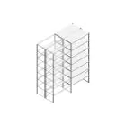 Aanbouwsectie Nedcon SF Legbordstelling 3000x1270x1200mm hxbxd 7 ...